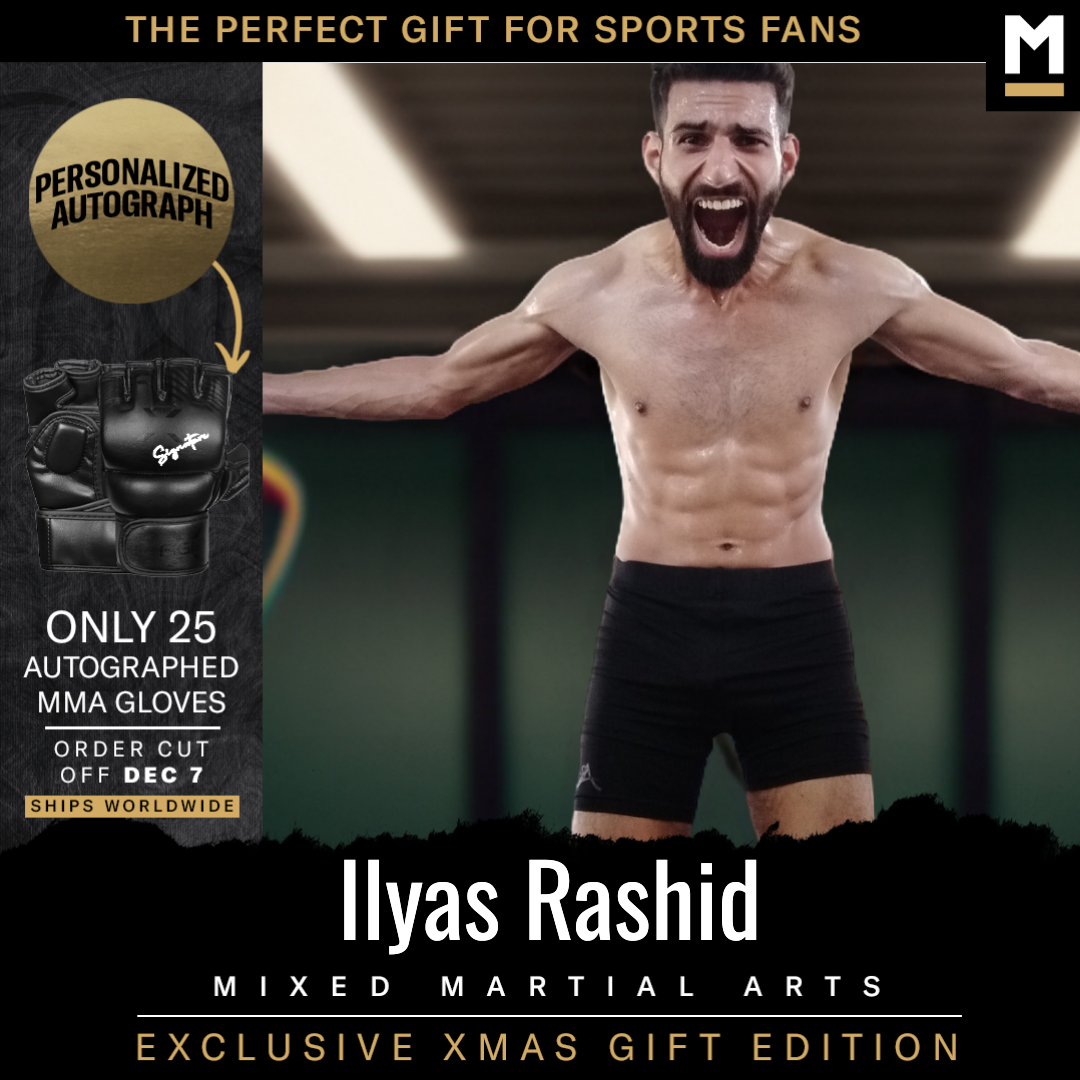 Ilyas Rashid Autographed MMA Gloves | MILLIONS