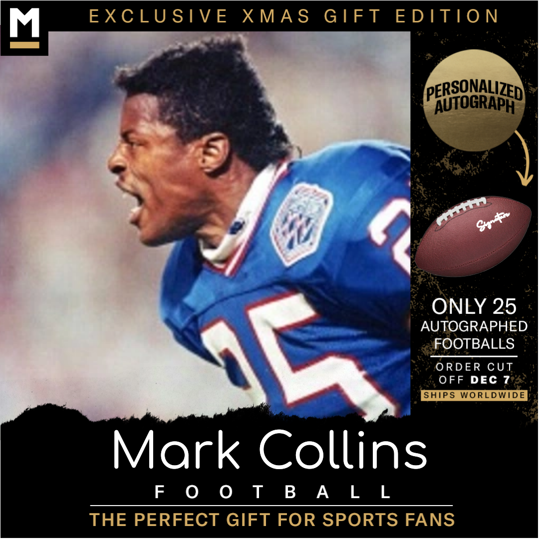 Mark Collins Autographed Football | MILLIONS