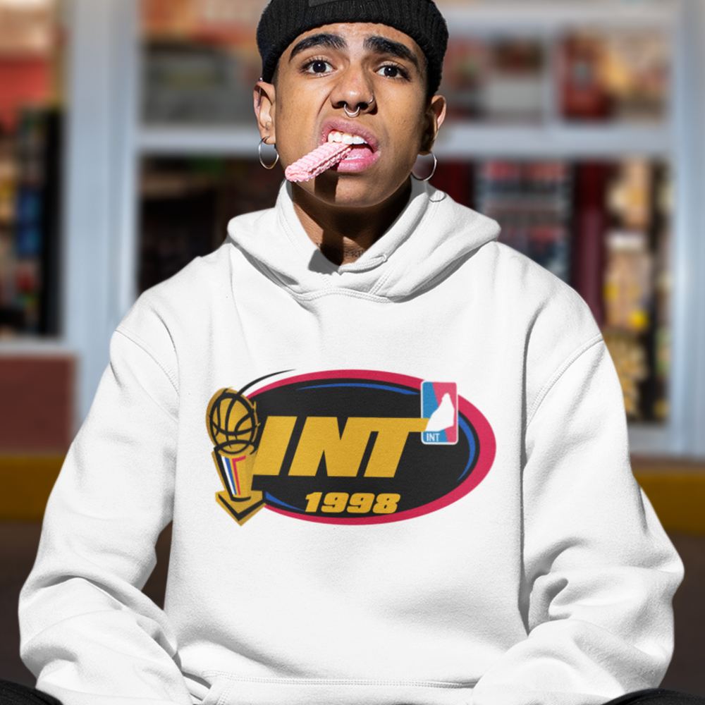 Male "INT 1998" by Allen Sims Men's Hoodie | MILLIONS