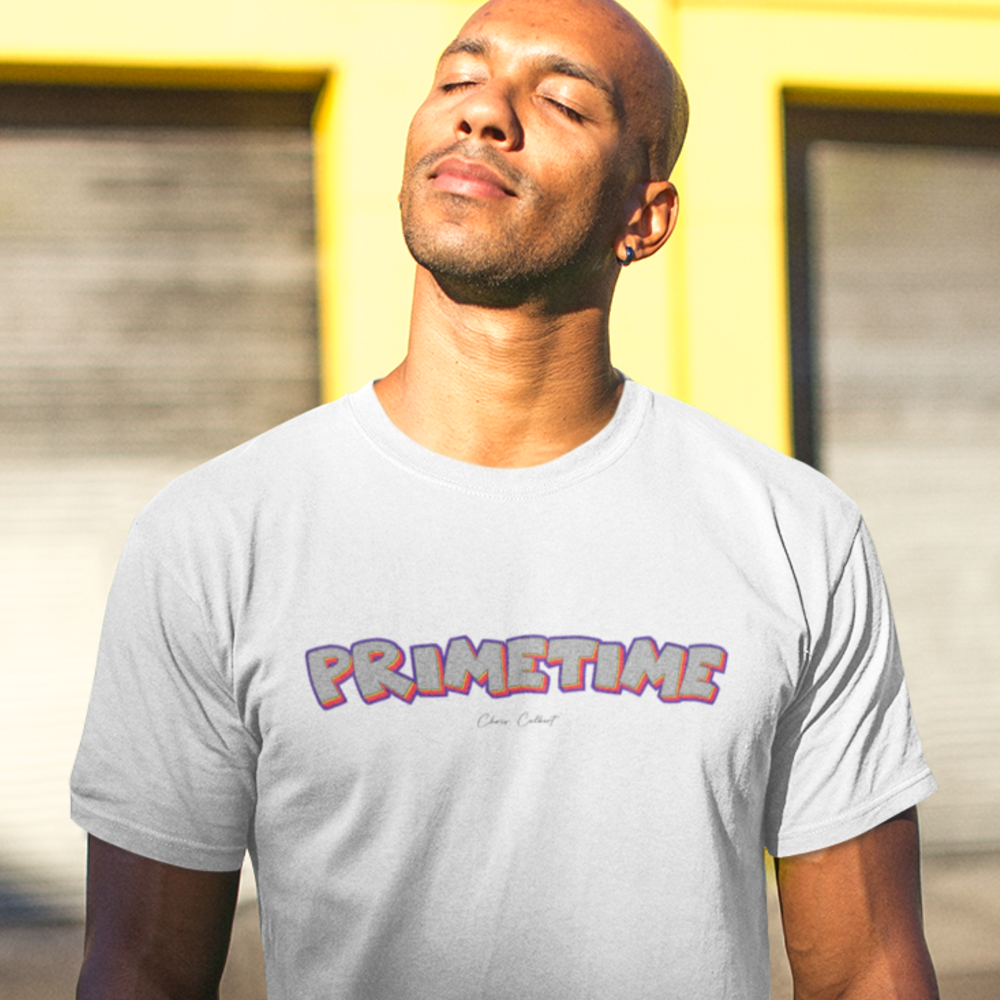 Male Primetime Graffiti Series, Orange, a Chris Colbert Signature Edition, Men’s T-Shirt | MILLIONS