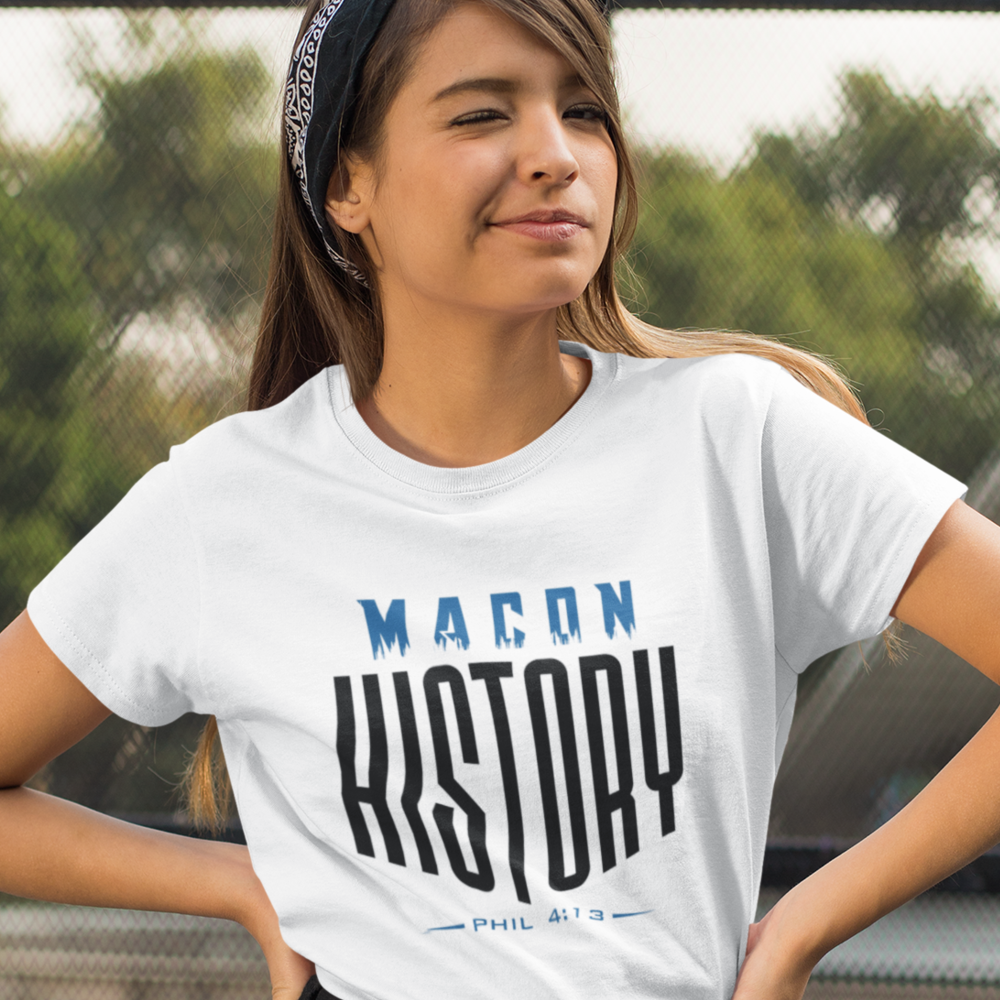 Macon History by Cory Macon T-Shirt, Dark Logo | MILLIONS