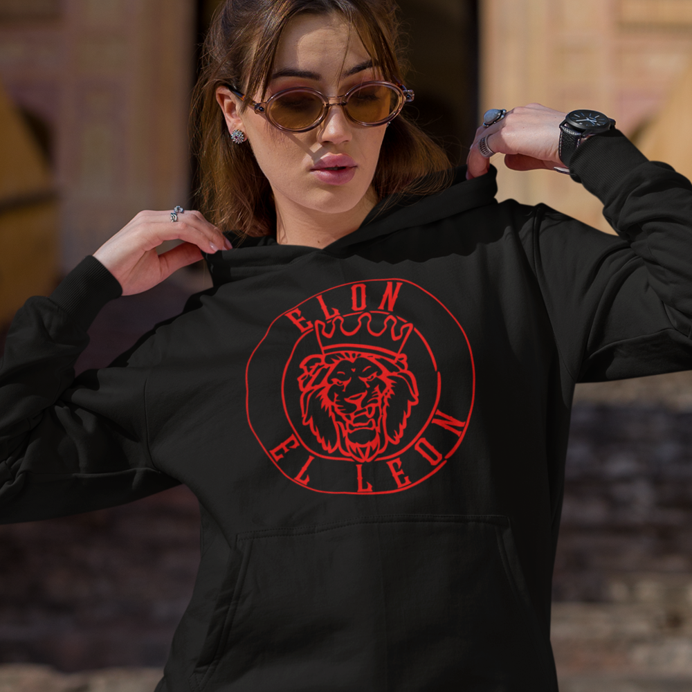 Male "Elon El Leon" by Elon DeJesus Unisex T-Shirt, White Logo | MILLIONS