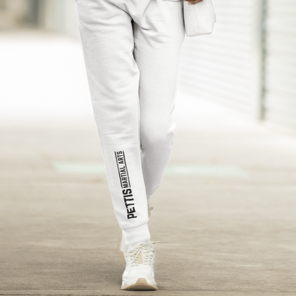 Pettis Martial Arts Gym Jogger, All Black Logo | MILLIONS
