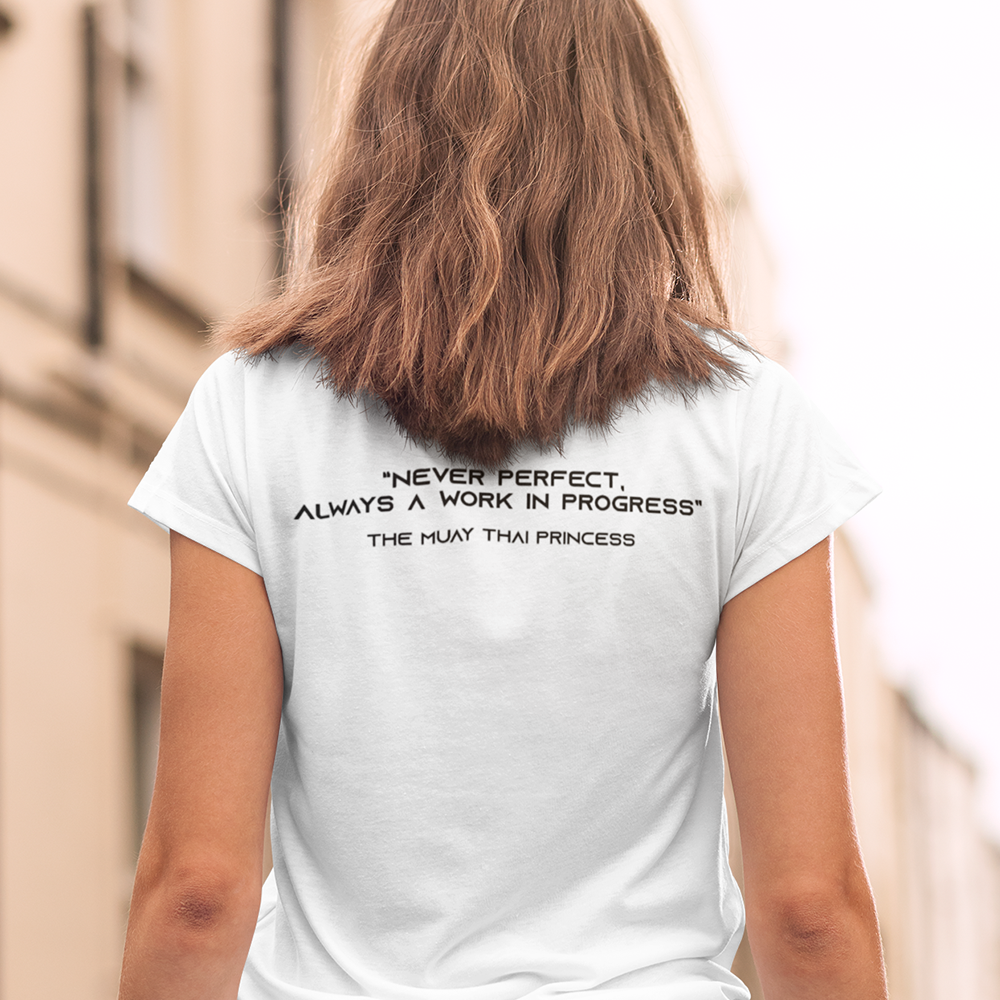 Female "Never Perfect Always A Work In Progress" by Desiree Wodicker ...