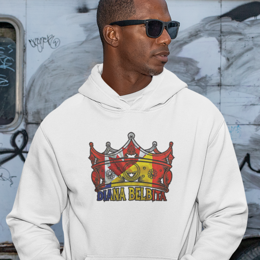 The Crown by Diana Belbita Hoodie, Tri Colors Logo | Official Diana ...
