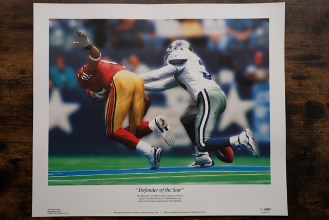 George Teague "Defender of the Star" Autographed 8x10 Photo | MILLIONS