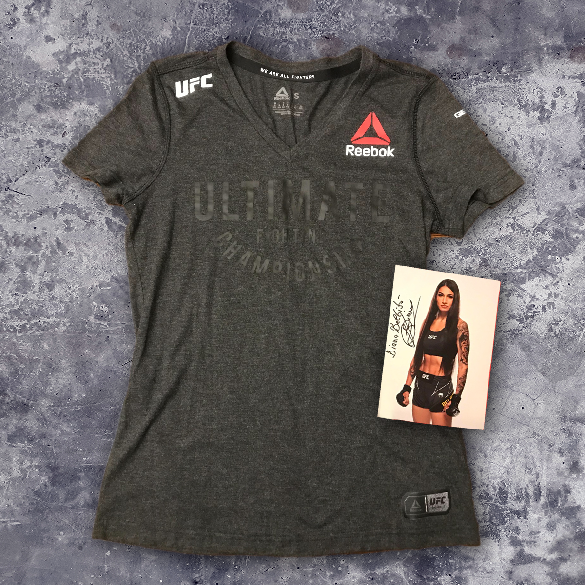 Diana Belbita Worn UFC Shirt and Signed Photo | MILLIONS