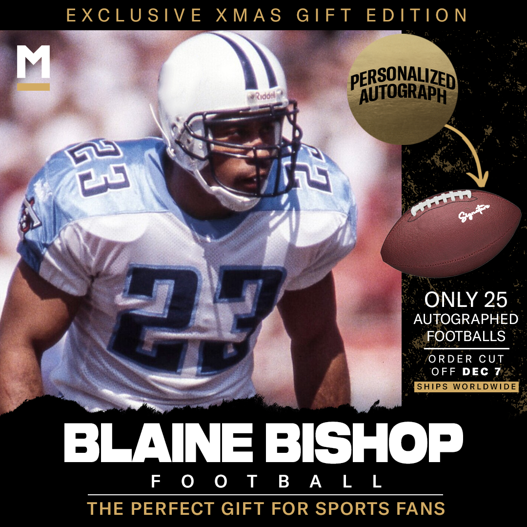 Legendary Titans Safety Blaine Bishop Signed Photo | MILLIONS