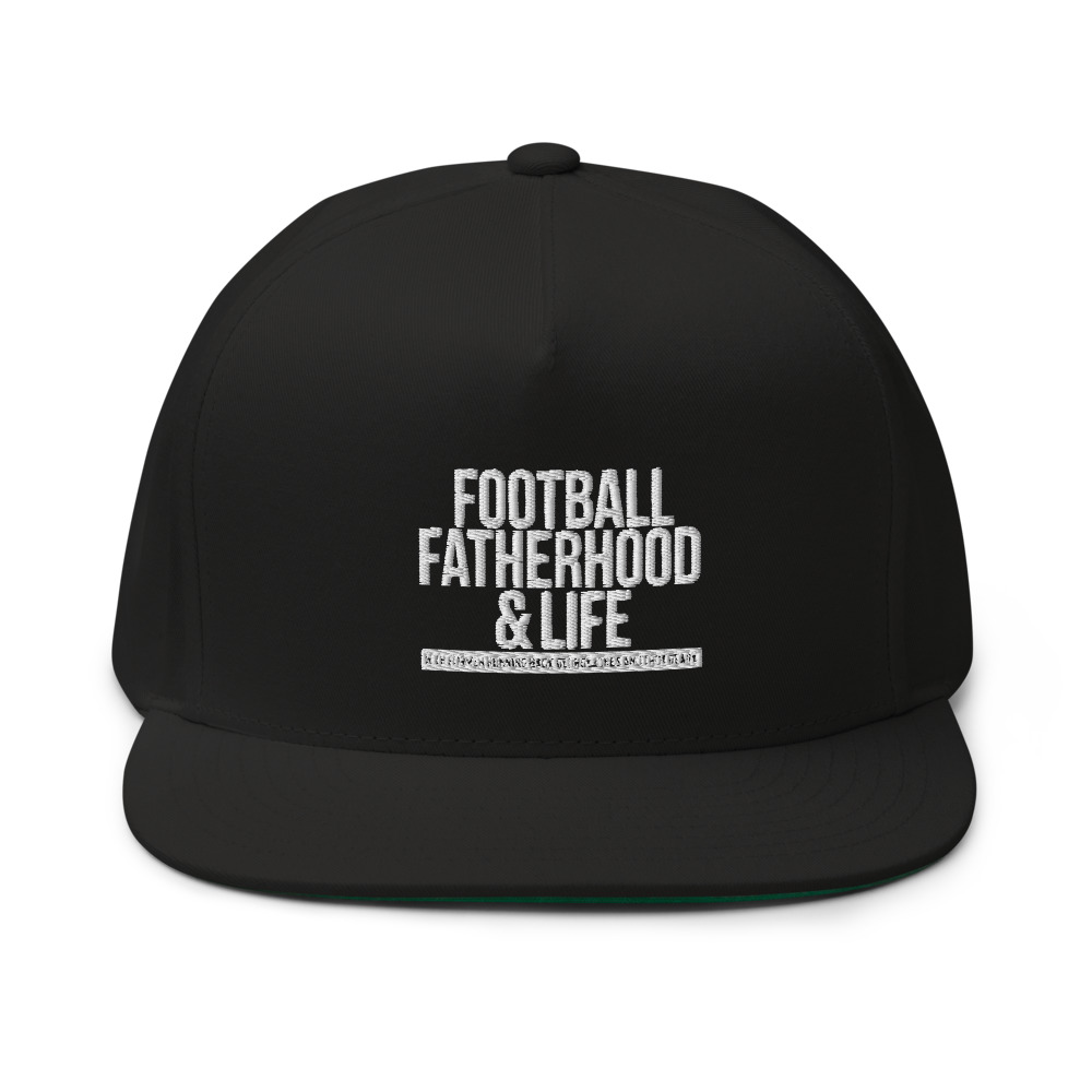 Football Fatherhood & Life by George Jones Hat, White Logo | MILLIONS