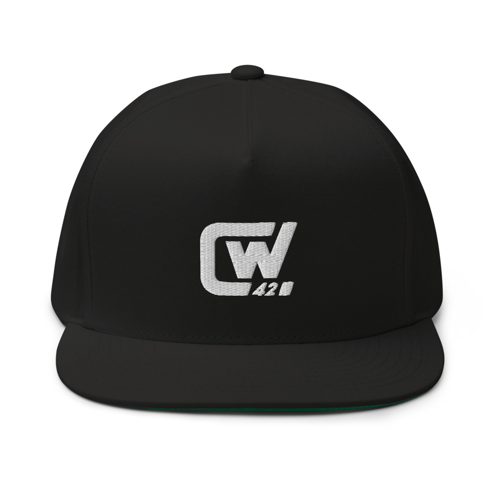 "CW 42" by Chris Warren Hat, White Logo | MILLIONS