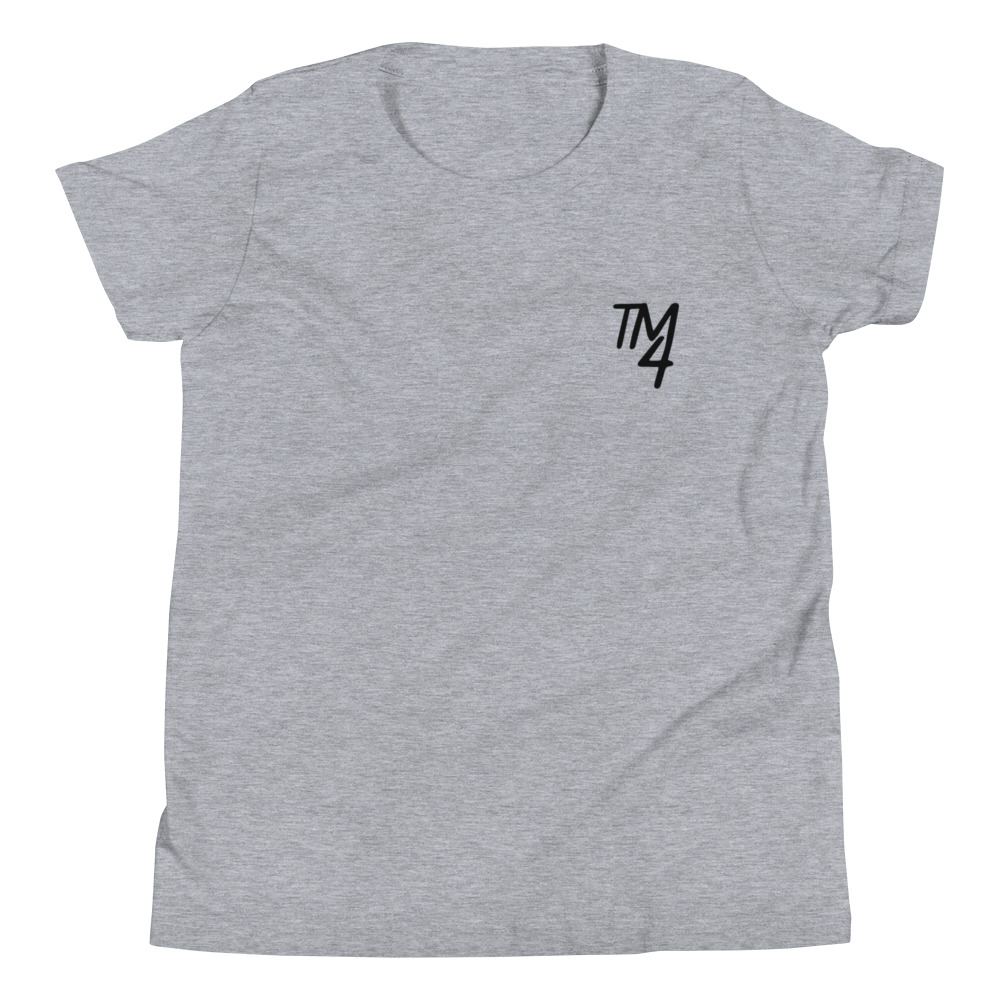 "TM4" by Tre Maronic - Youth T-Shirt [Black Mini Logo] | MILLIONS