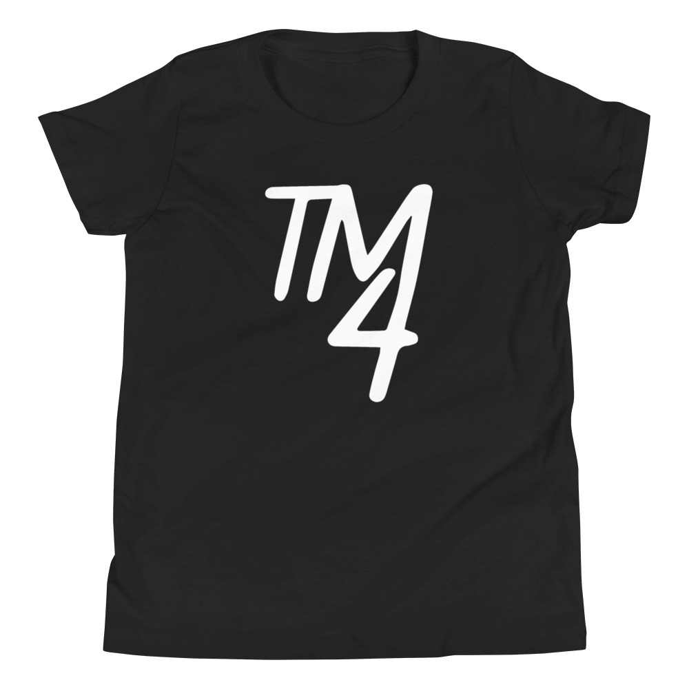 "TM4" by Tre Maronic - Youth T-Shirt [White Logo] | MILLIONS