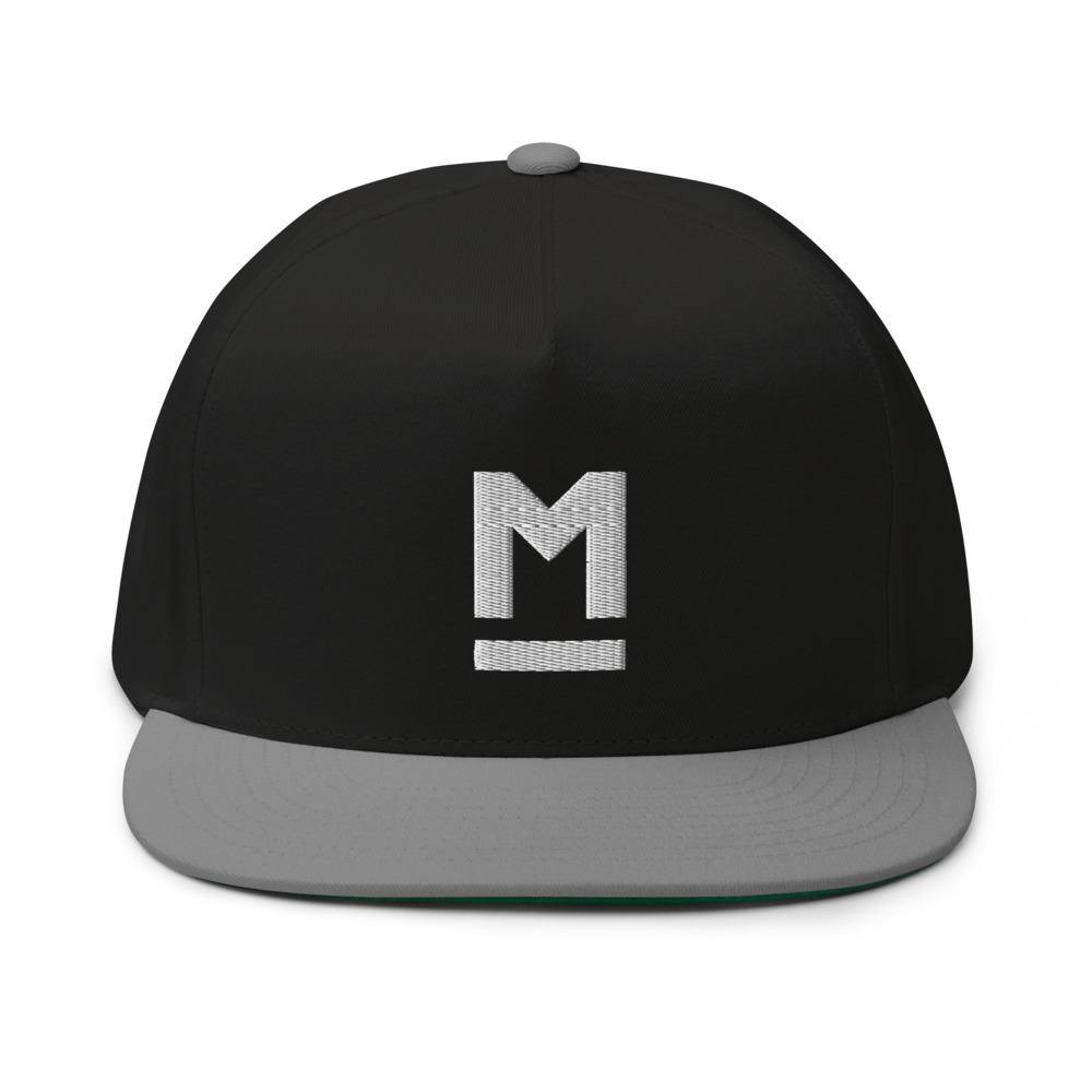 M Logo Hat, White Logo | MILLIONS