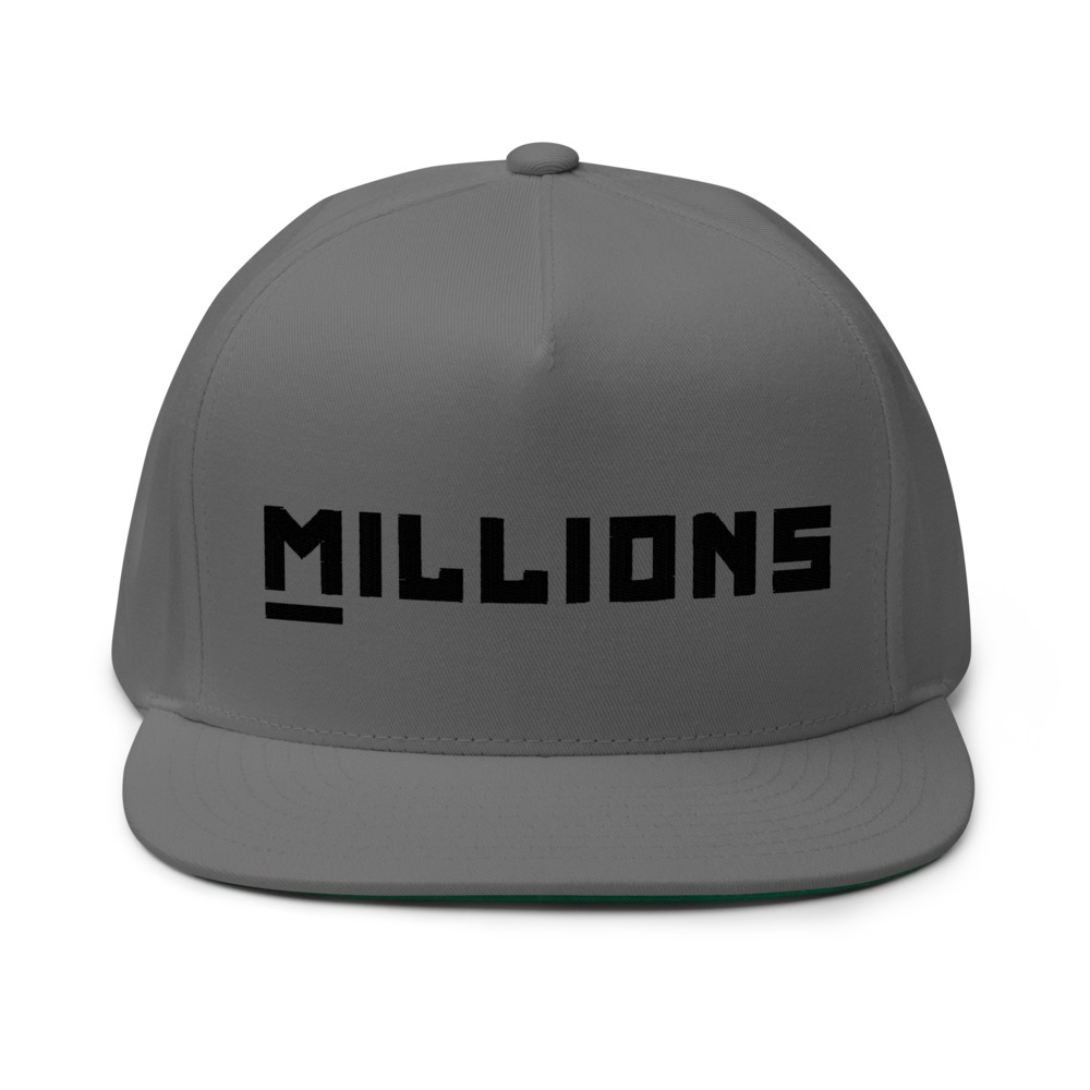 M Logo Hat, White Logo | MILLIONS