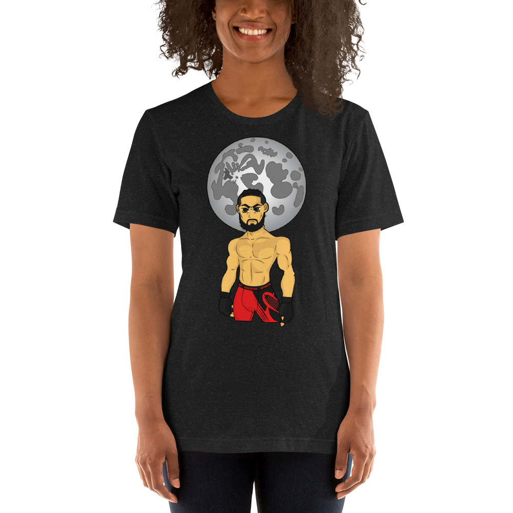 Female Coach Moon by Amun Cosme Unisex T-Shirt, Light Logo | MILLIONS