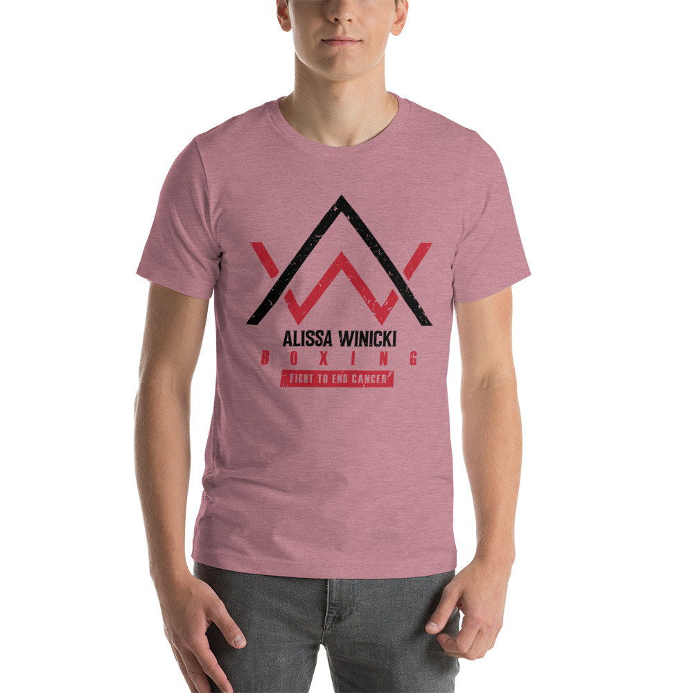 Male AW Boxing FTEC by Alissa Winicki Unisex T-Shirt, Dark Logo | MILLIONS