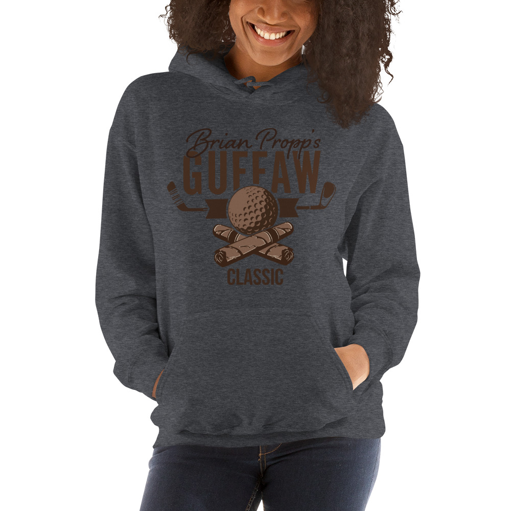 Female Brian Propp Guffaw Classic Unisex Hoodie, Light Logo | MILLIONS