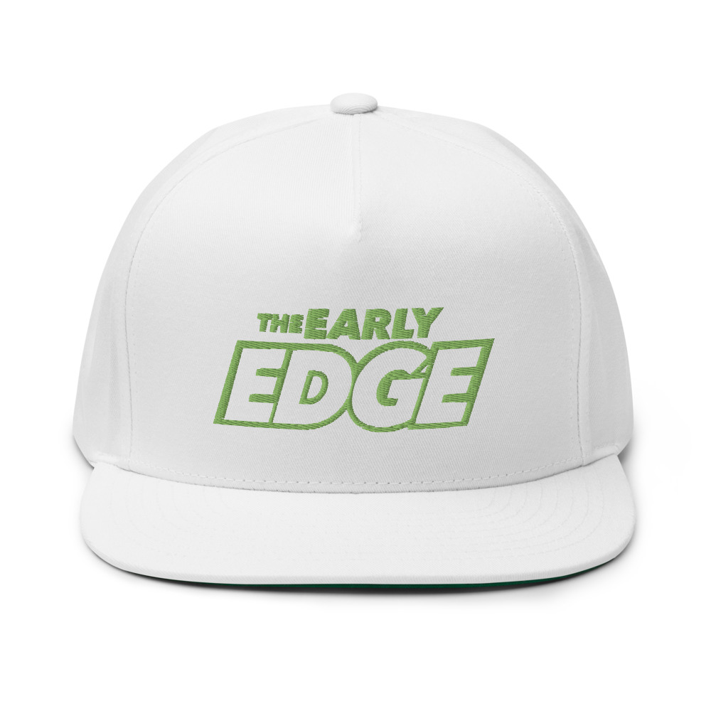 The Early Edge Hat, White Logo | MILLIONS
