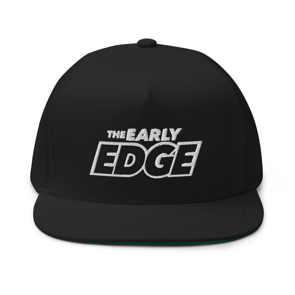 The Early Edge Hat, White Logo | MILLIONS