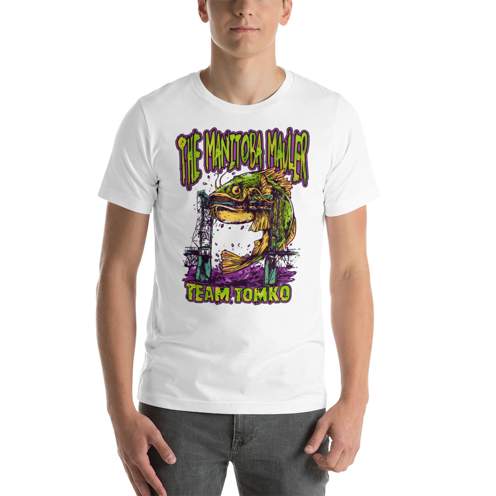 Male True North Strong by Devin Tomko, Men's T-Shirt, Light Logo | MILLIONS