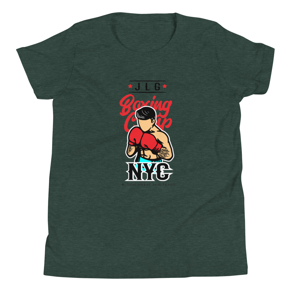 Jose Guzman JLG Boxing in NYC Youth T-Shirt | MILLIONS