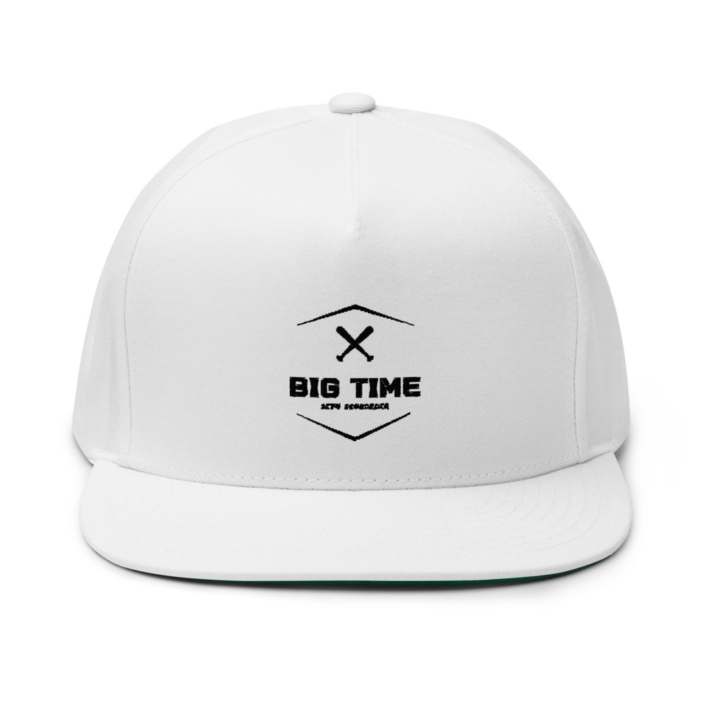 "Big Time " by Seth Schroeder Hat, White Logo | MILLIONS