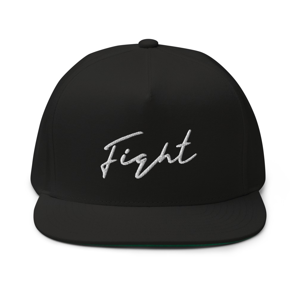 Fight Hat by Jordyn Konrad, White Logo | MILLIONS